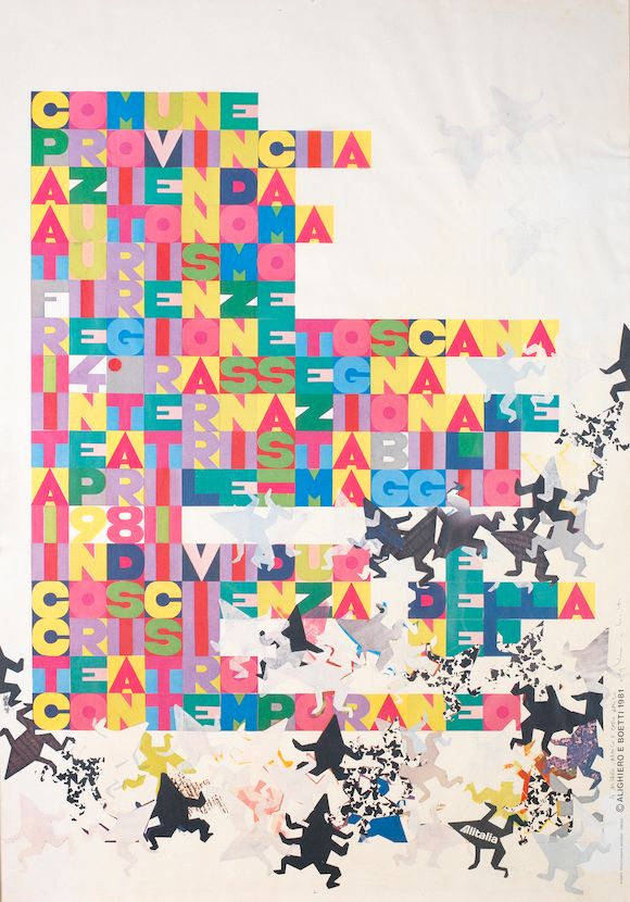 Bonhams : Alighiero Boetti (Italian, 1940-1994) Rassegna Internazionale ...