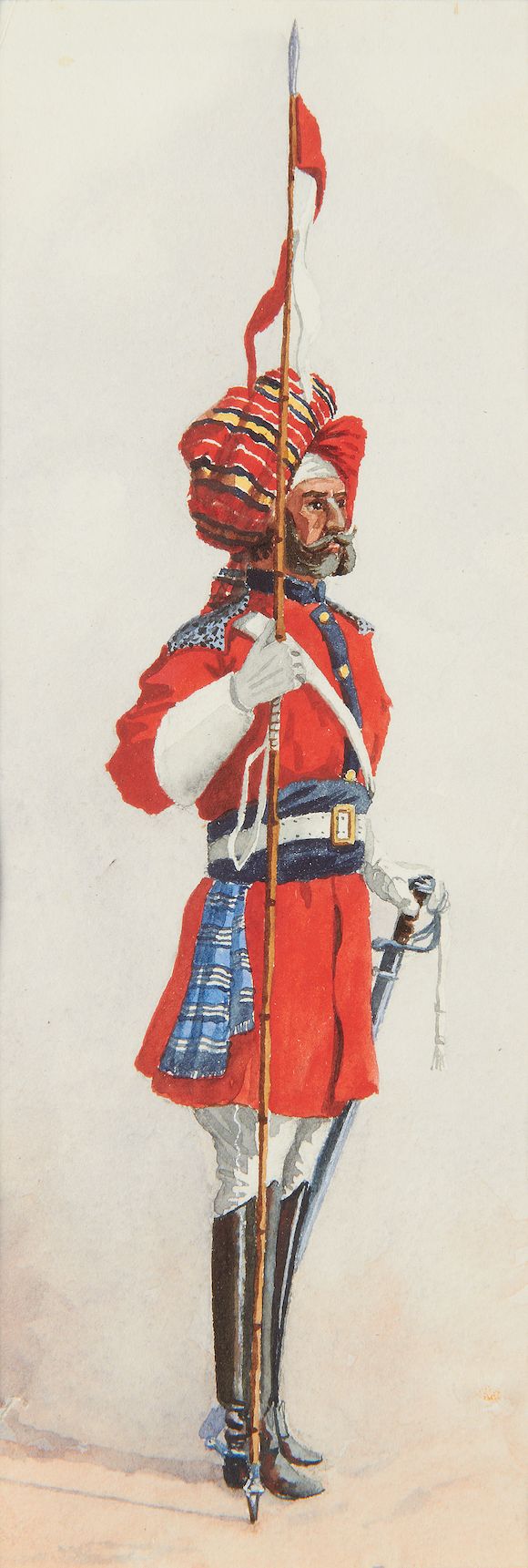 Bonhams : INDIAN ARMY - SIKHS Sikh soldier of a Poona regiment; and ...