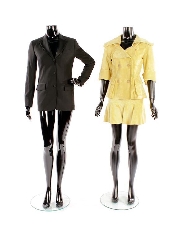 Bonhams : A group of designer two-piece suits and other garments