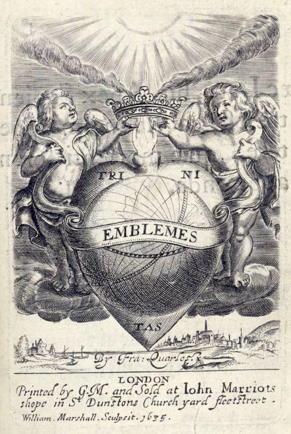 Bonhams : QUARLES (FRANCIS) Emblemes, 2 parts in one vol., first ...
