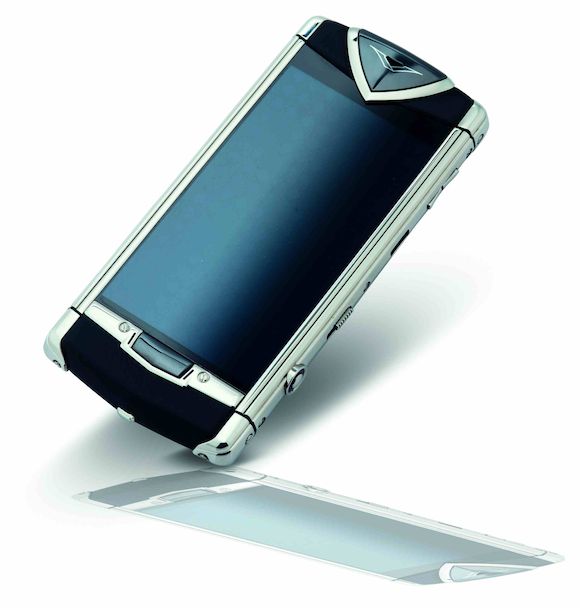 Bonhams : Vertu. A fine stainless steel cellular touchscreen telephone ...