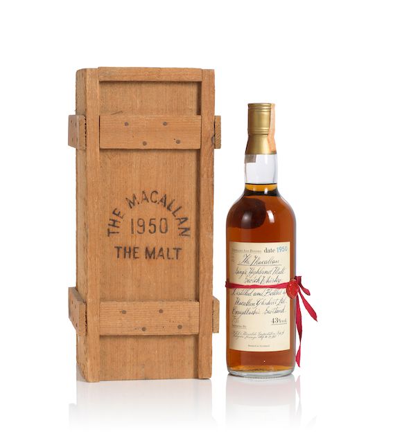 Bonhams : The Macallan Reb Ribbon- 1950