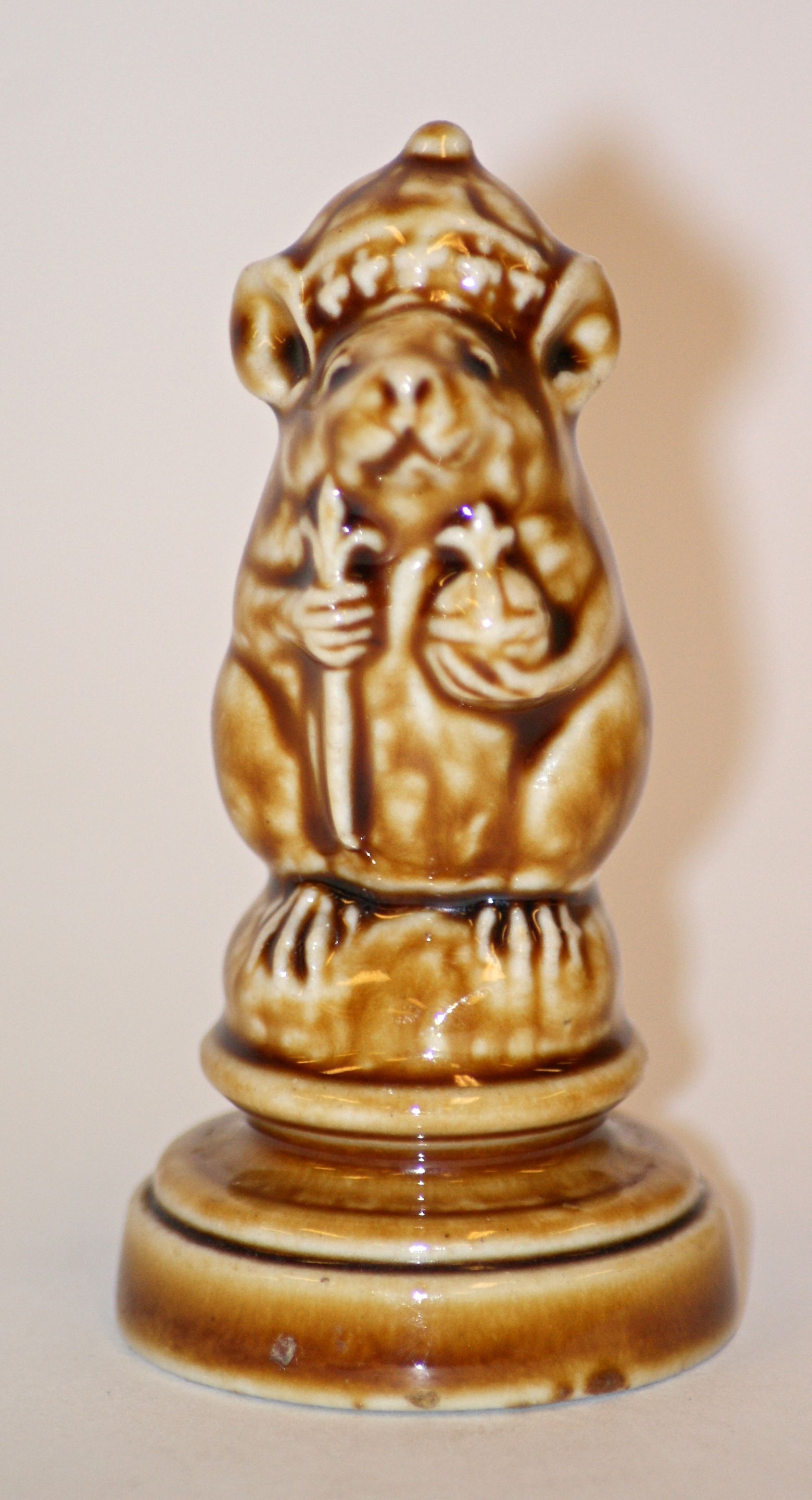 Bonhams : A Royal Doulton mouse chess piece, a King, designed by George ...