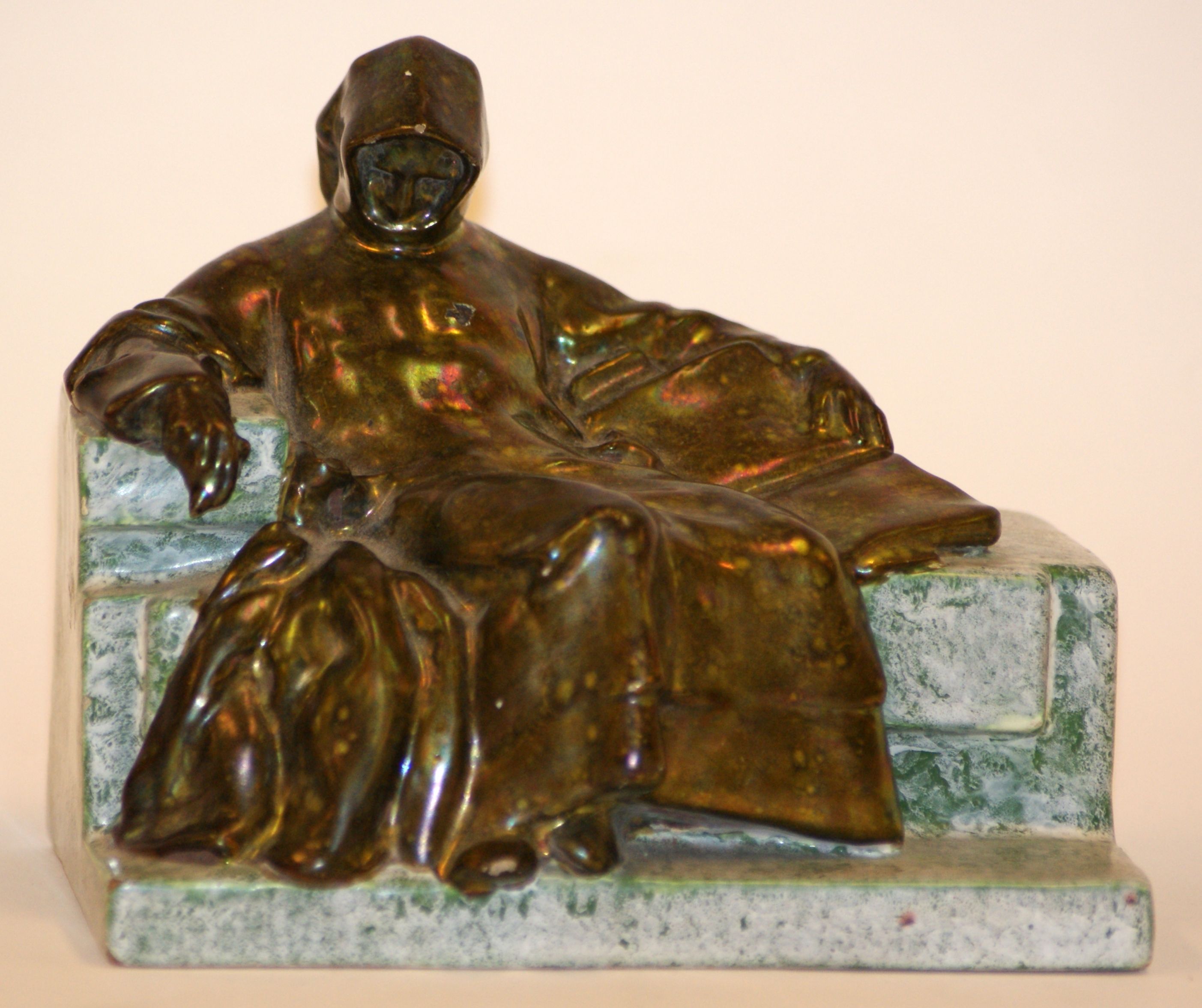 Bonhams : A Hungarian Zolnay figure 'Dante Alighieri', circa 1920