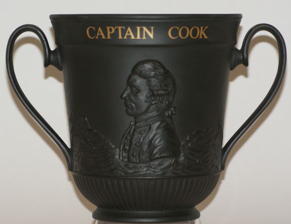 Bonhams : A Royal Doulton Captain Cook Bicentenary Basalt Limited ...