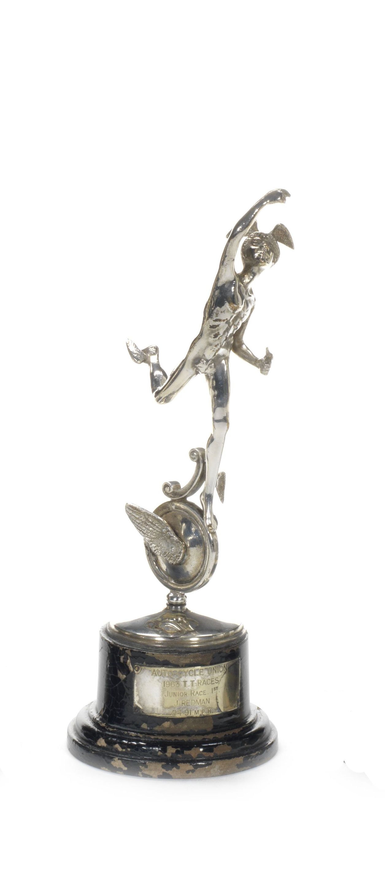 Bonhams Cars : Jim Redman's 1963 TT Silver Replica winner's trophy,