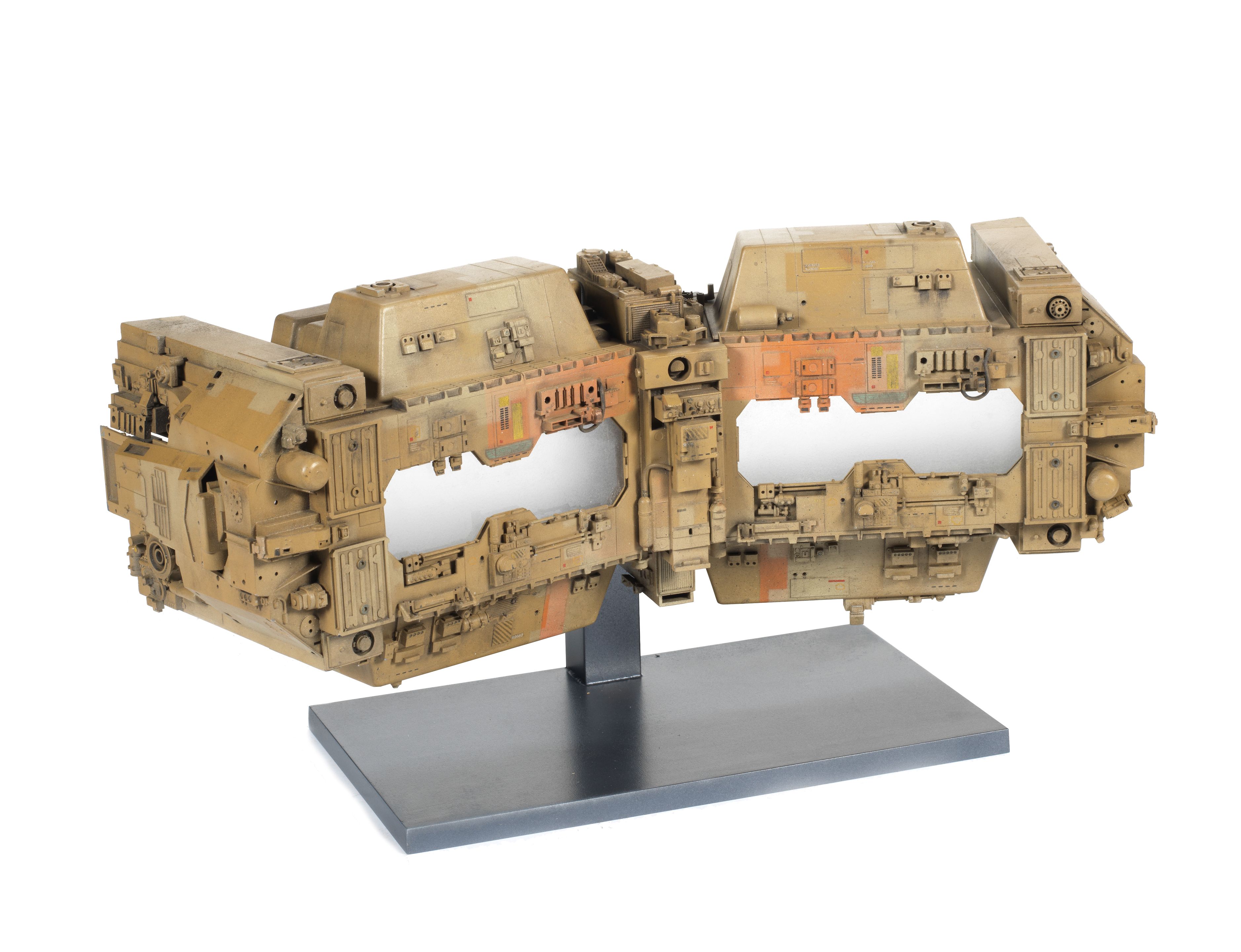 Alien, 1979: A detailed miniature model of the Nostromo Engine Room ...