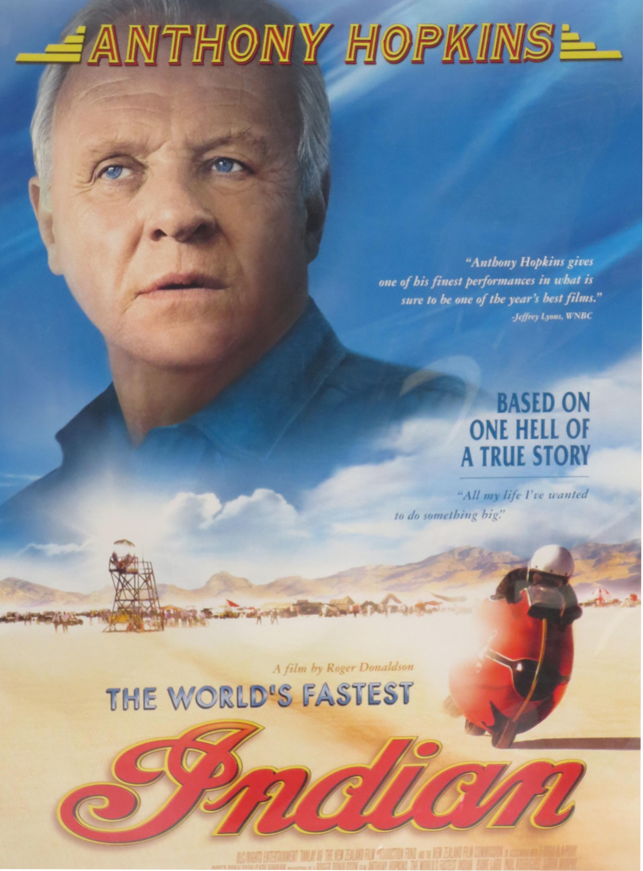 Bonhams Cars : 'The World's Fastest Indian, film poster,