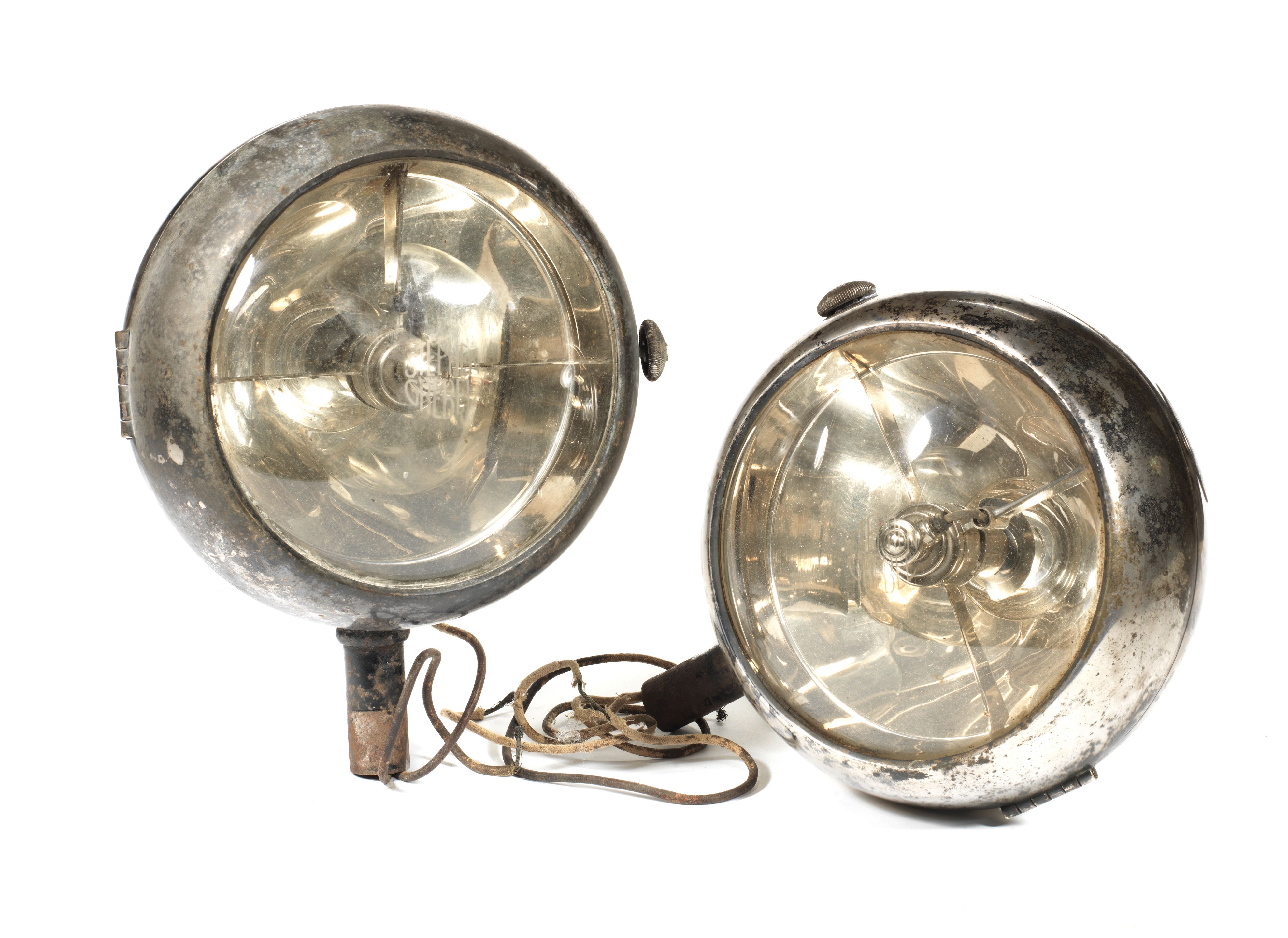 Bonhams Cars : A pair of Stephen Grebel, 3R electric headlamps, French ...