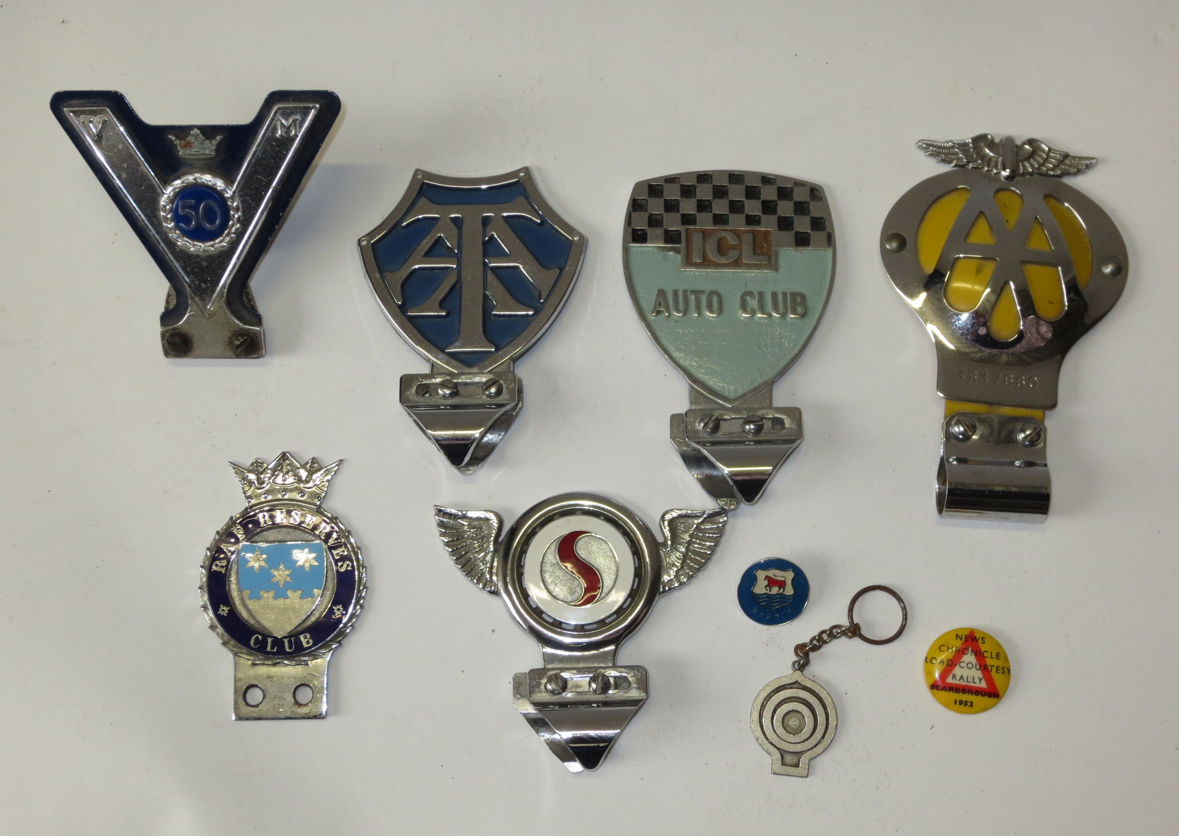 Bonhams Cars : Six car badges,