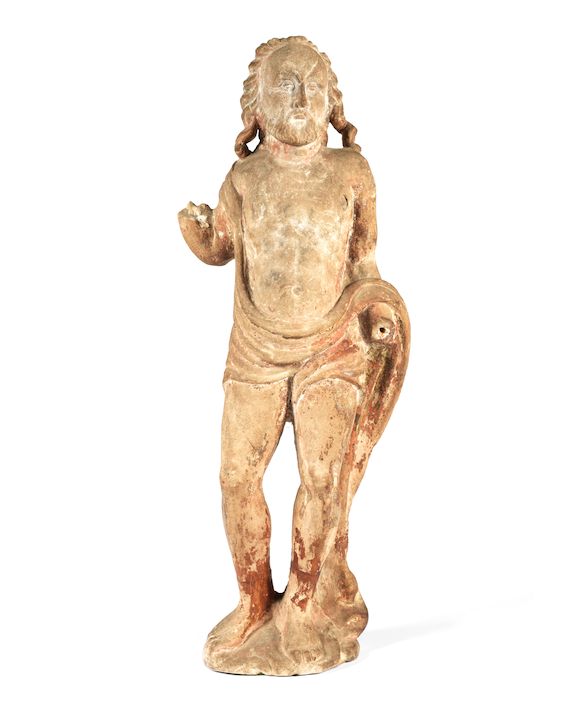 Bonhams : A late 15th century Northern French carved limestone figure ...