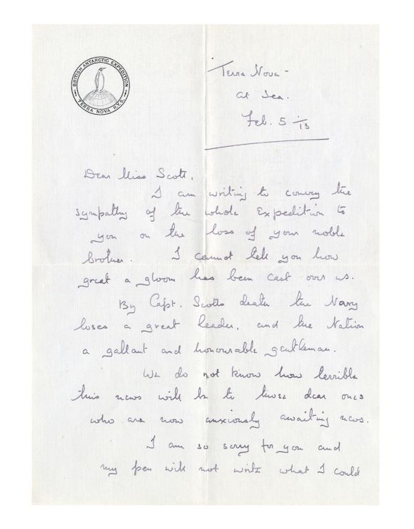 Bonhams : EVANS (EDWARD R.G.R., later Lord Mountevans) 'Teddy Evans ...