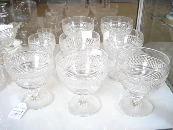 Bonhams A Quantity Of Glassware 19th Century And Later