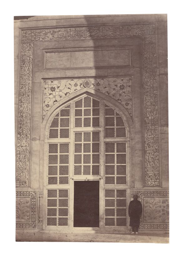 Bonhams : ARCHITECTURE A group of 18 Mughal architectural studies, c ...