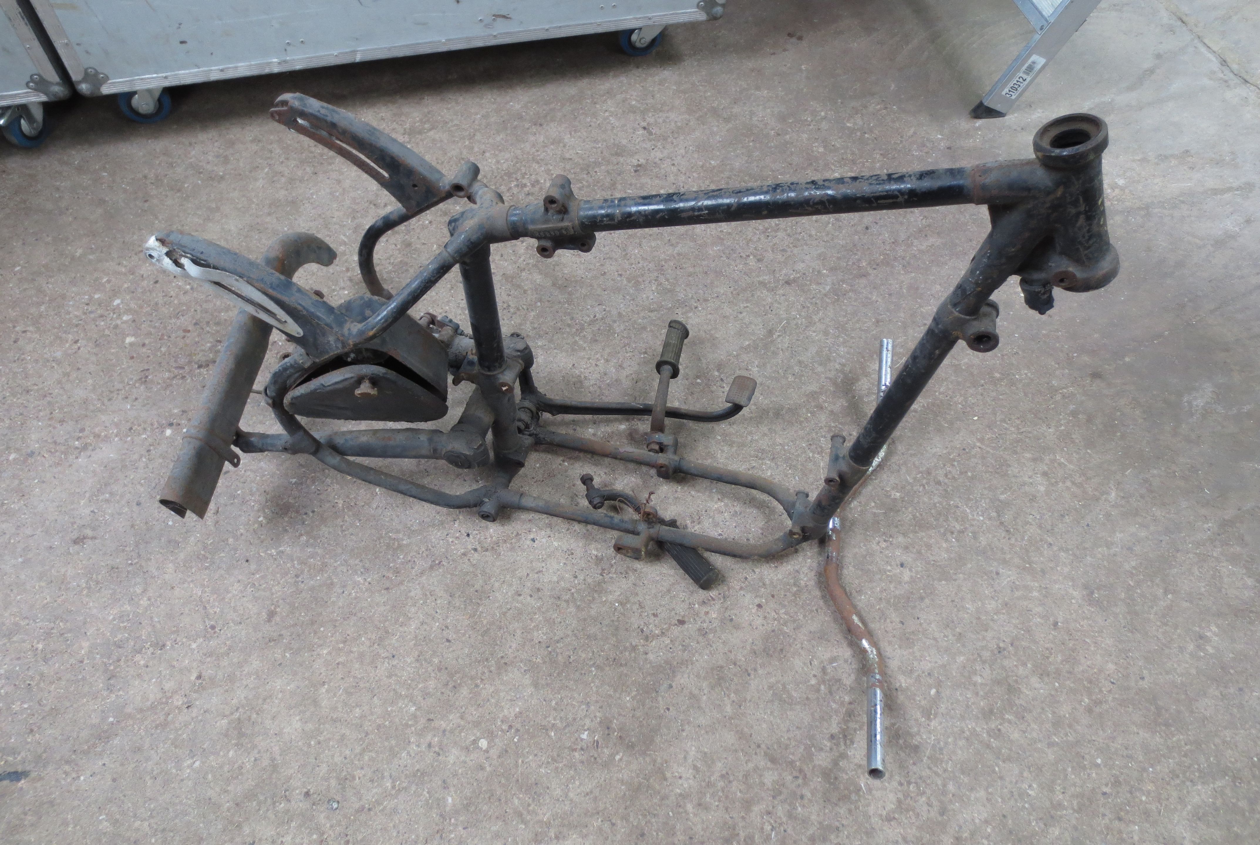 Bonhams Cars : A Velocette 350cc frame,