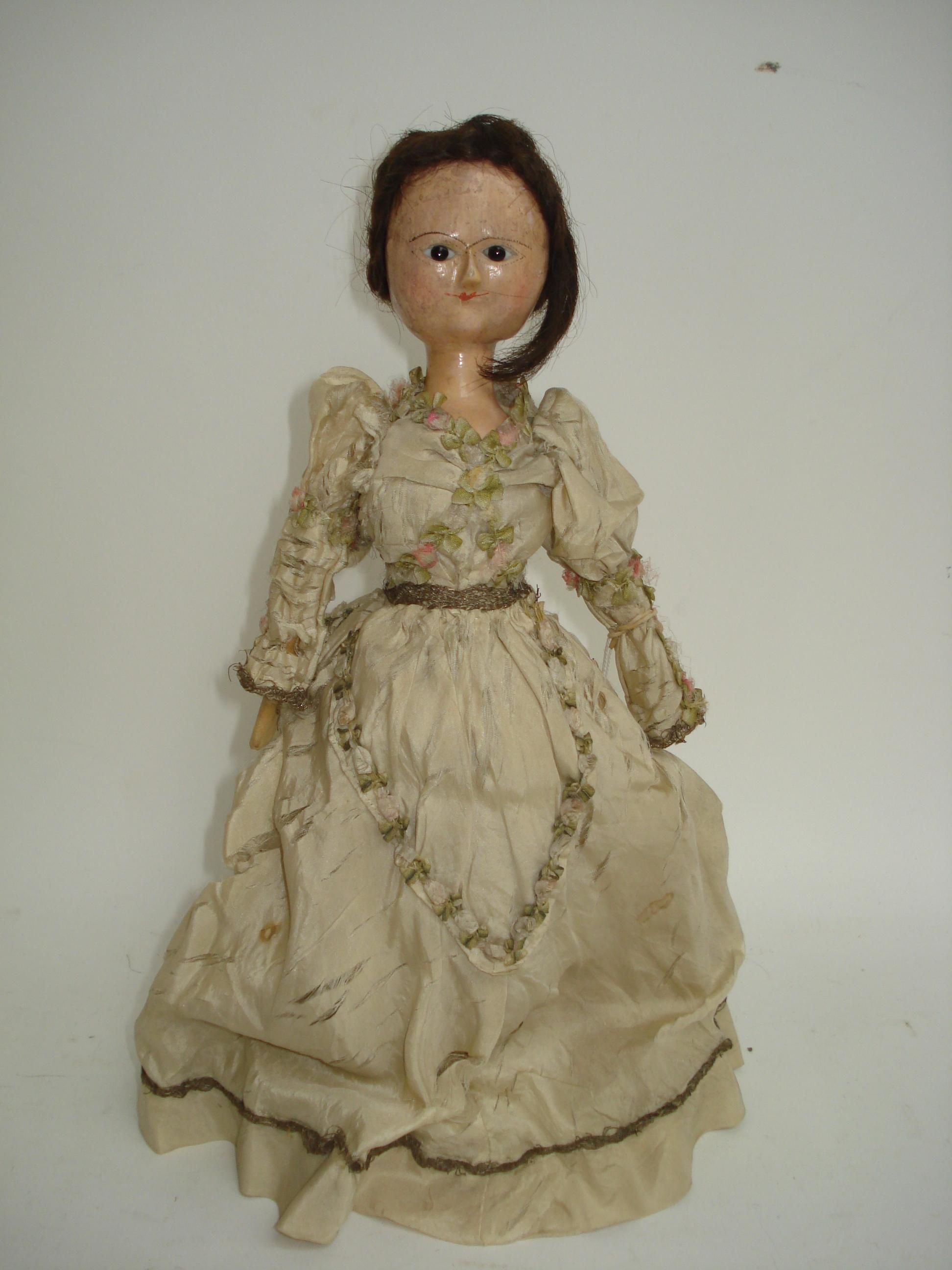 George III wooden doll dressed as a nun, English circa 1780 - auctions ...