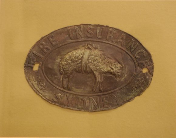 Bonhams : A 19th century Australian Insurance company pressed metal ...