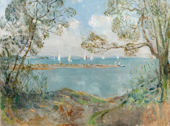Bonhams : Rodney Joseph Burn (British, 1899-1984) High Tide, Chichester