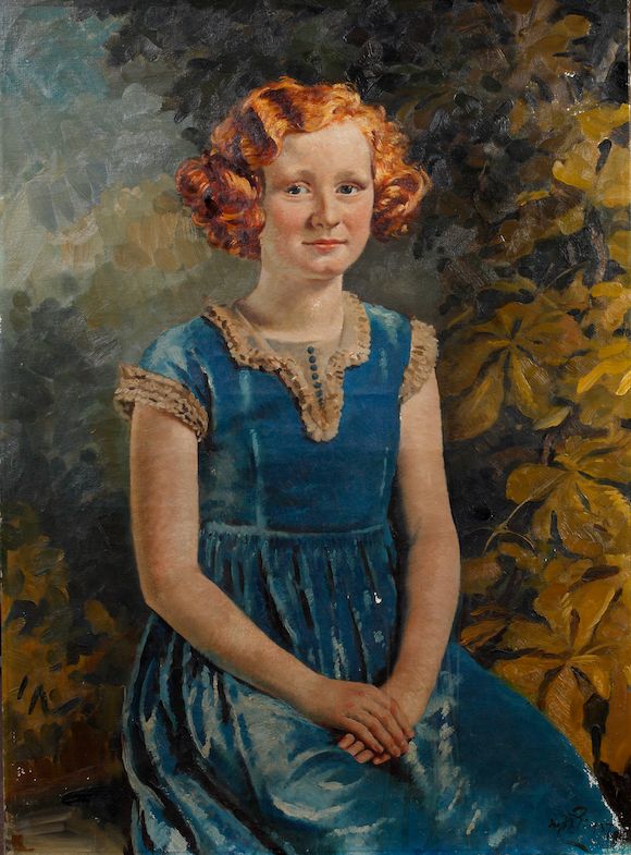 Bonhams : William Bruce Ellis Ranken (British, 1881-1941) Portrait of ...
