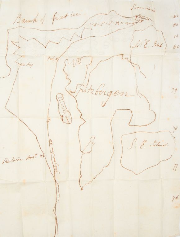 Bonhams : ROYAL NAVY EXPLORATION EXPEDITION, 1773 An autograph letter ...