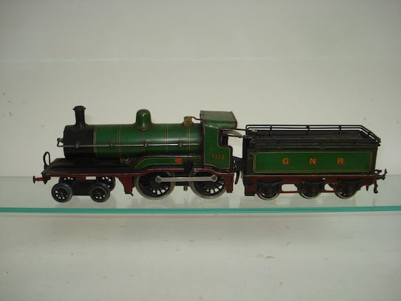 Bonhams : Bing for Gamages c/w 4-4-0 locomotive No.1373 and GNR tender