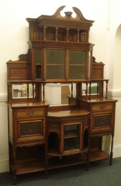 Bonhams : A Drawing room cabinet, in the manner of Collinson & Locke,of ...