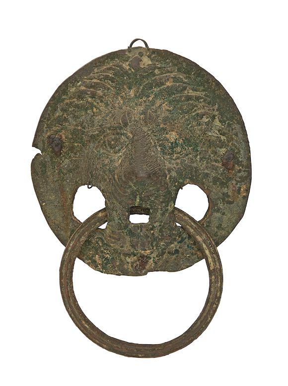 Bonhams : A Roman Bronze Coffer Handle