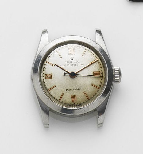Bonhams : Rolex. A stainless steel manual wind watchSpeedking, Ref:4220 ...