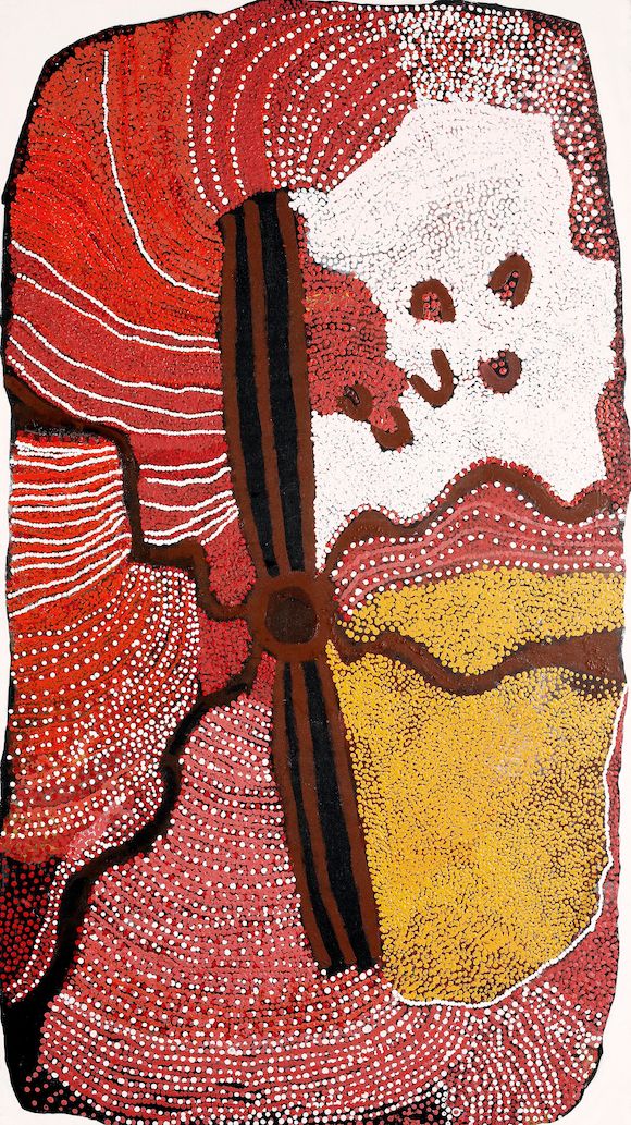 Bonhams : Kathleen Padoon Napanangka (born circa 1938) Ngapa Tjukurrpa ...