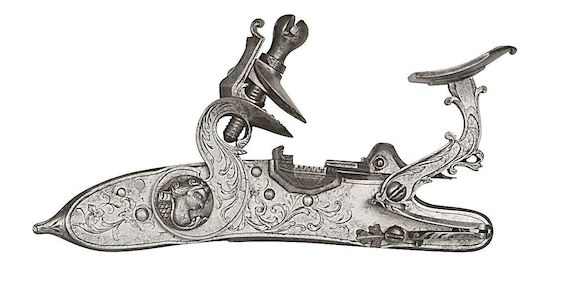 Bonhams : An Italian (Tusco-Emilian) Snaphaunce Mechanism From A Longarm