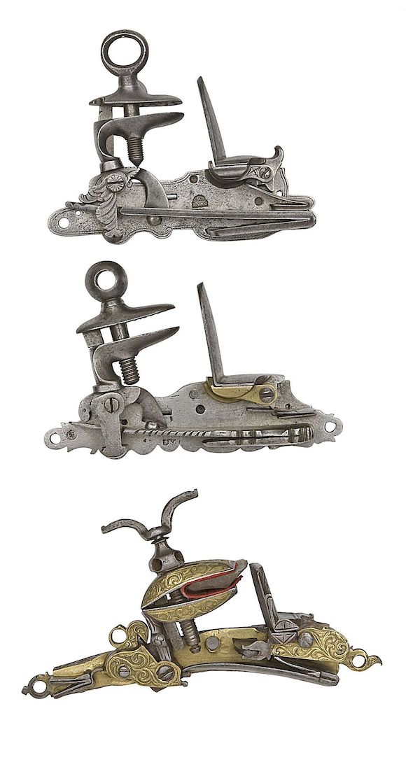 Bonhams : Two Spanish Miquelet-Lock Mechanisms, And A North African Toe ...