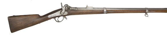 Bonhams : A French 17MM 1867 Tabatière Patent Breech-Loading Centre ...