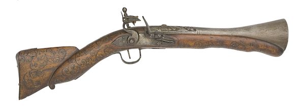 Bonhams : A Pair Of Turkish Flintlock Blunderbusses