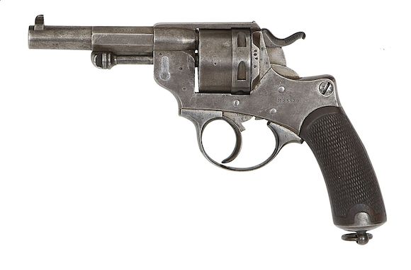 Bonhams : A French 11MM 1873 Model Six-Shot Centre-Fire Military Revolver