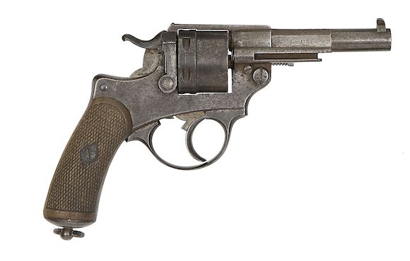 Bonhams : A French 11MM 1873 Model Six-Shot Centre-Fire Military Revolver