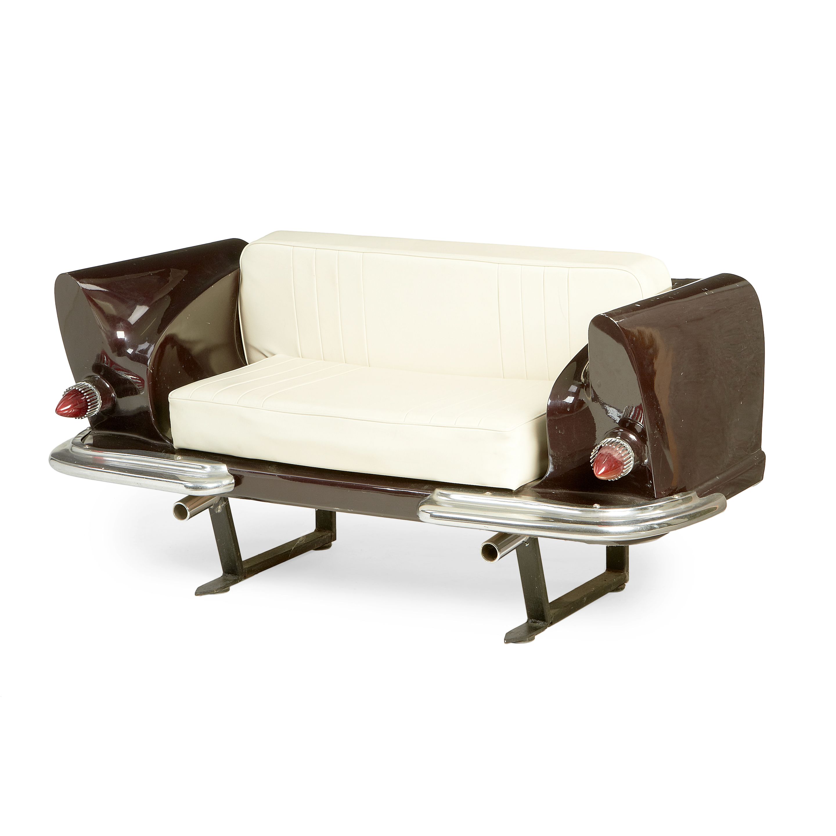 Bonhams Cars : A two-seat 'Car' sofa by Andy Saunders,