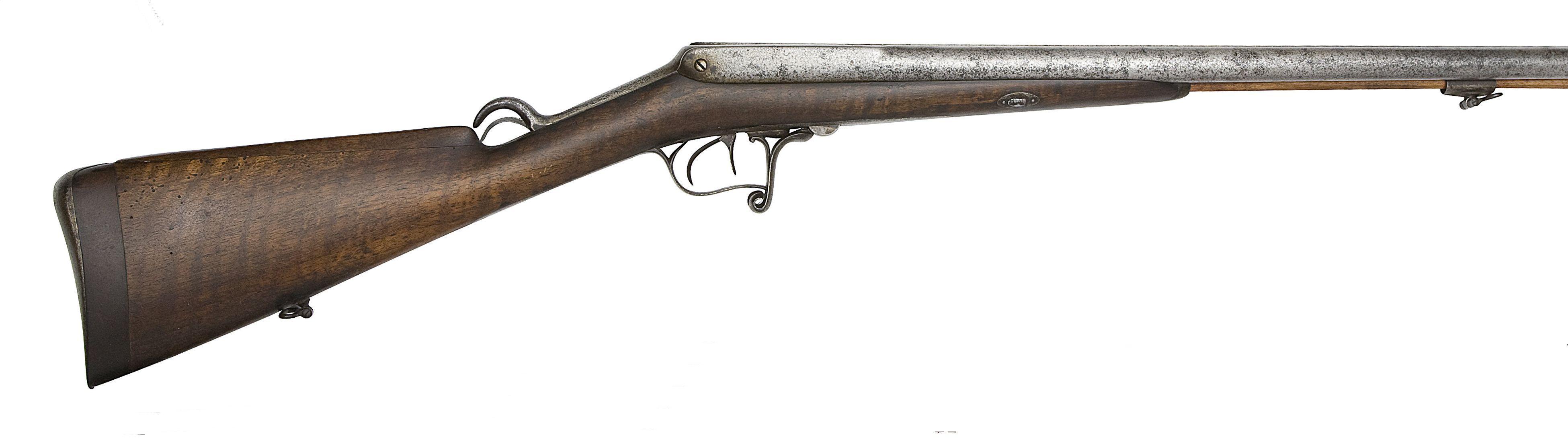 Bonhams : A Rare Belgian 13-Bore Montigny Patent Breech-Loading D.B ...