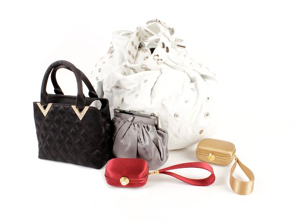 Bonhams : Five Valentino bags - one large white duffle style bag, one ...