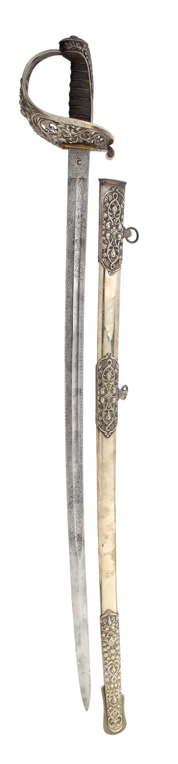 Bonhams : A Victorian Artillery Officer's Presentation Sword
