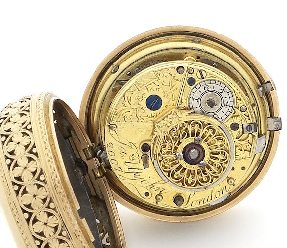 Bonhams : James Upjohn. A fine late 18th century 18ct gold quarter ...