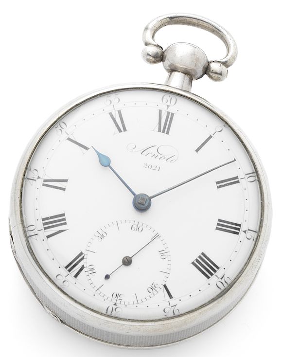 Bonhams : John Roger Arnold. A very fine and rare silver open face free ...