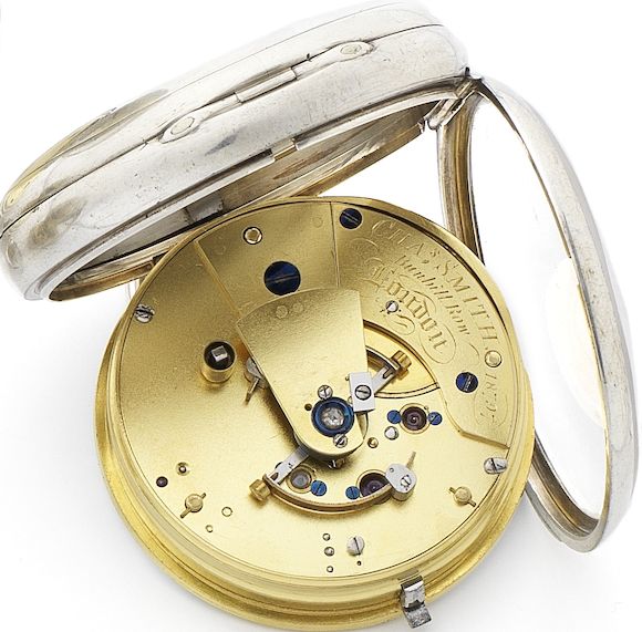 Bonhams : Chas Smith. An early 19th century silver open face free ...