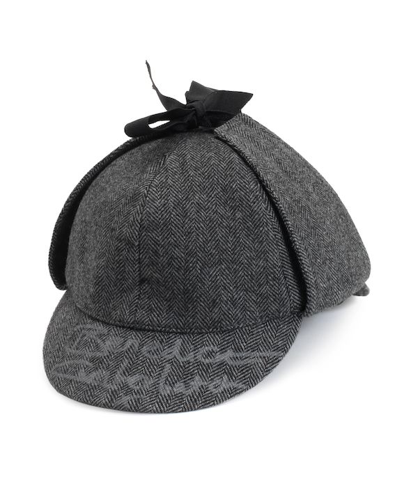 Bonhams : Sherlock / Benedict Cumberbatch: A grey-tweed dearstalker hat ...