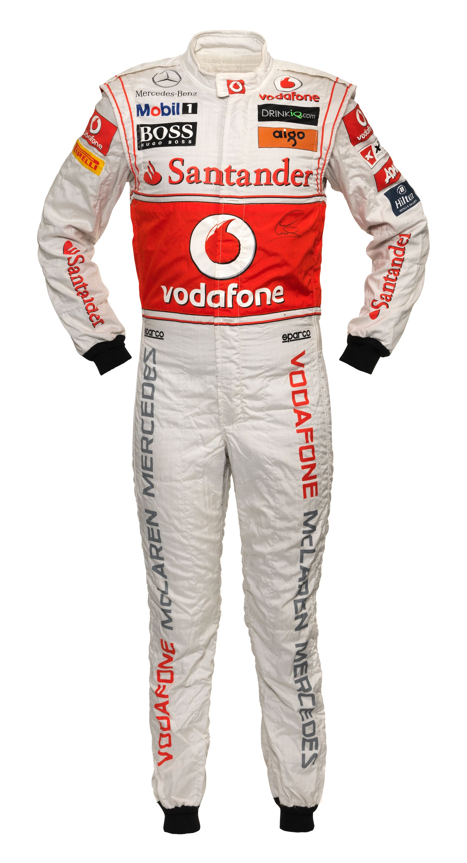Bonhams Cars : A signed Lewis Hamilton race suit worn at the 2011 ...
