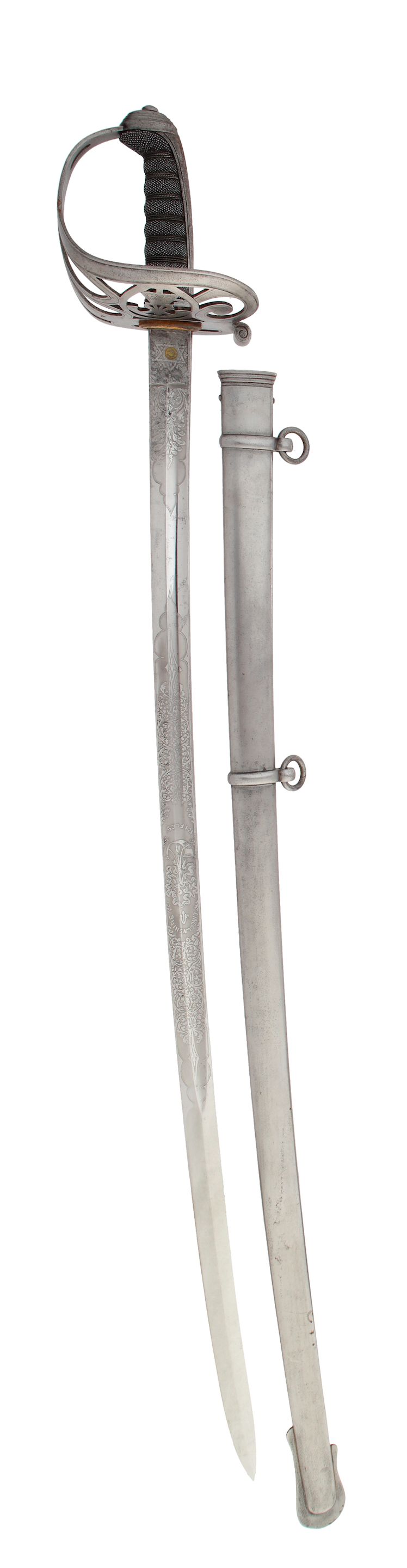 Bonhams : A Regimental Rifle Officer's Sword of the Lincolnshire Rifles