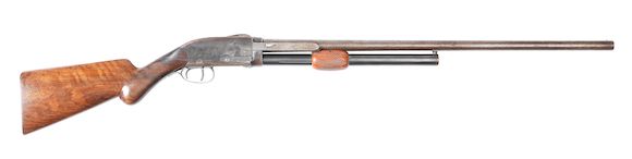 Bonhams : A Spencer-patent 12-bore (2¾in) 'Model 1886' pump-action ...