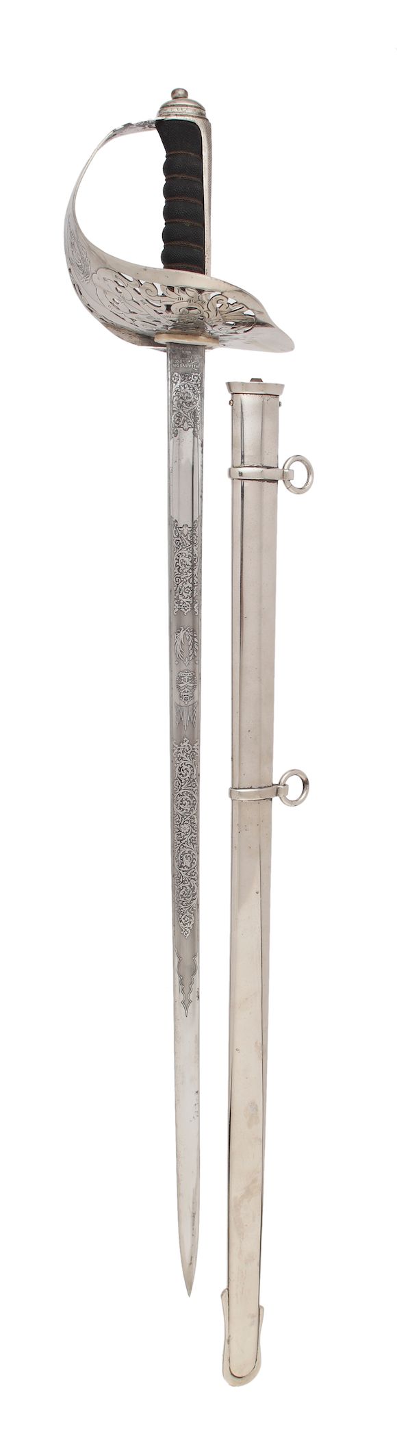 Bonhams : A Brunei 1897 Pattern Infantry Officer's Sword, And A Chilean ...