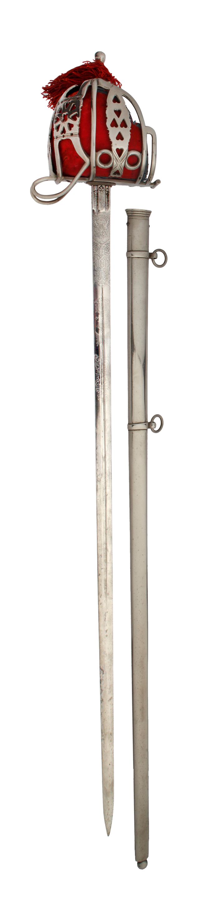 Bonhams : A Regimental 1828 Pattern Scottish Officer's Basket Hilted ...