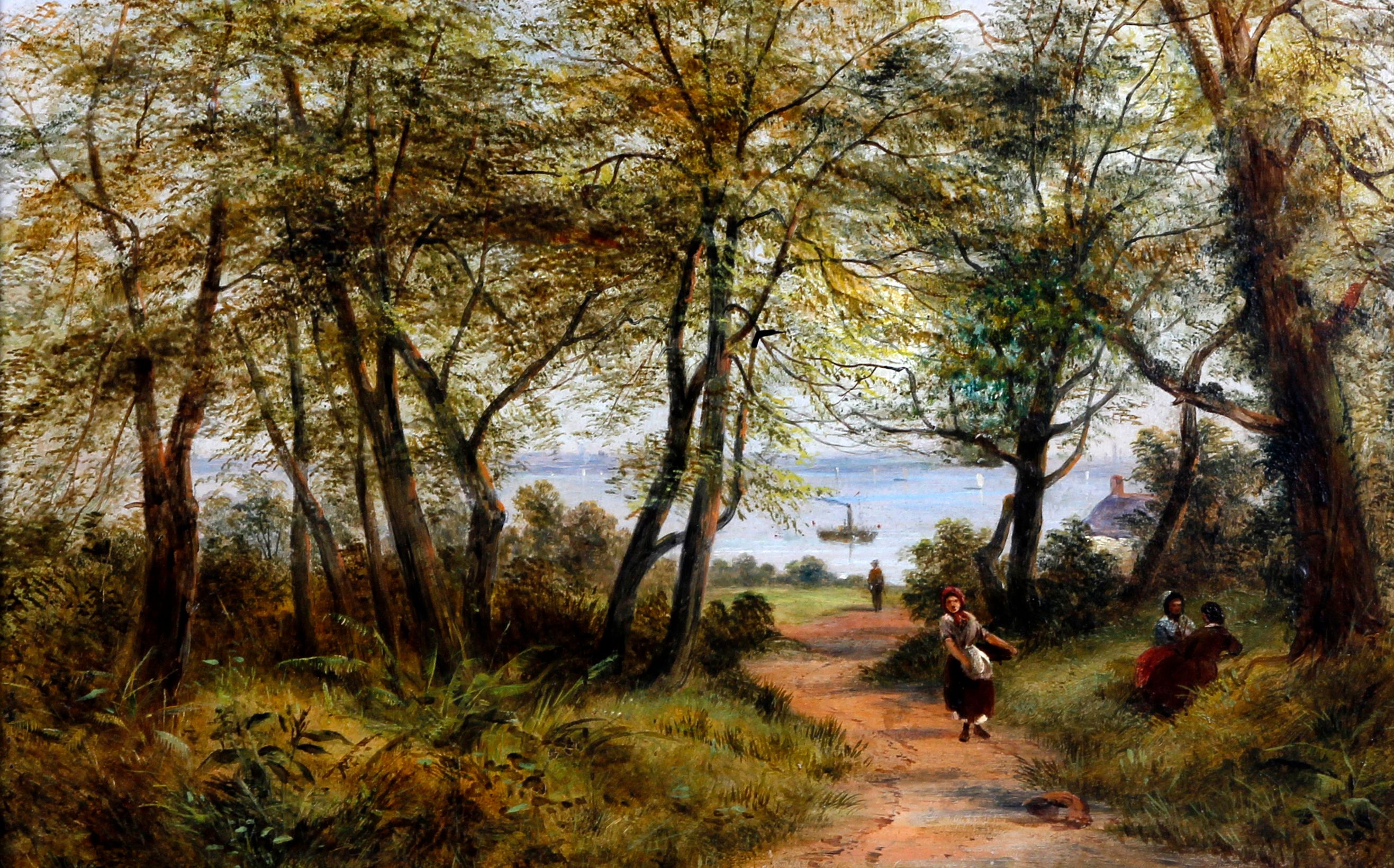 Bonhams : Benjamin Callow (British, active 1851-1869) 'Eastham Wood ...