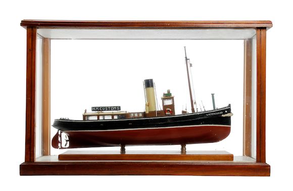 Bonhams : A model of HM Customs Tug 'Waterguard'